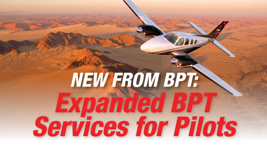 Baron Bonanza Pilot Training - Expanded Pilot Services - PBPT